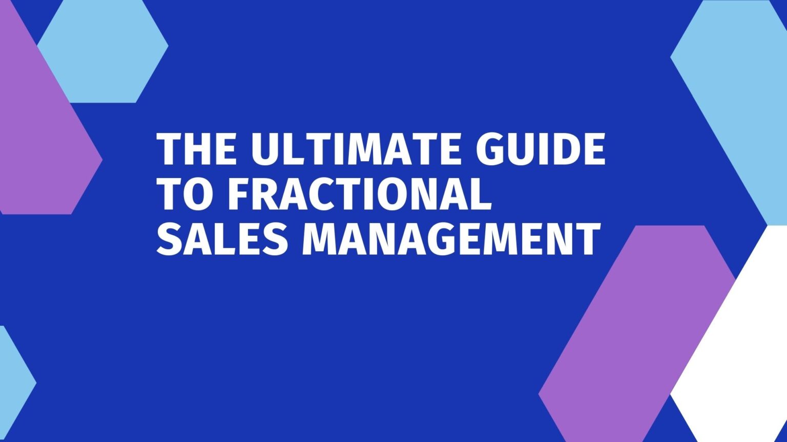Fractional Sales Management: Learn How Fractional Sales Managers ...