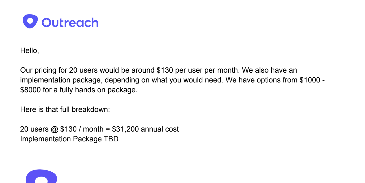 Outreach.io Pricing - Actual Prices with Full Package Details - RevPilots