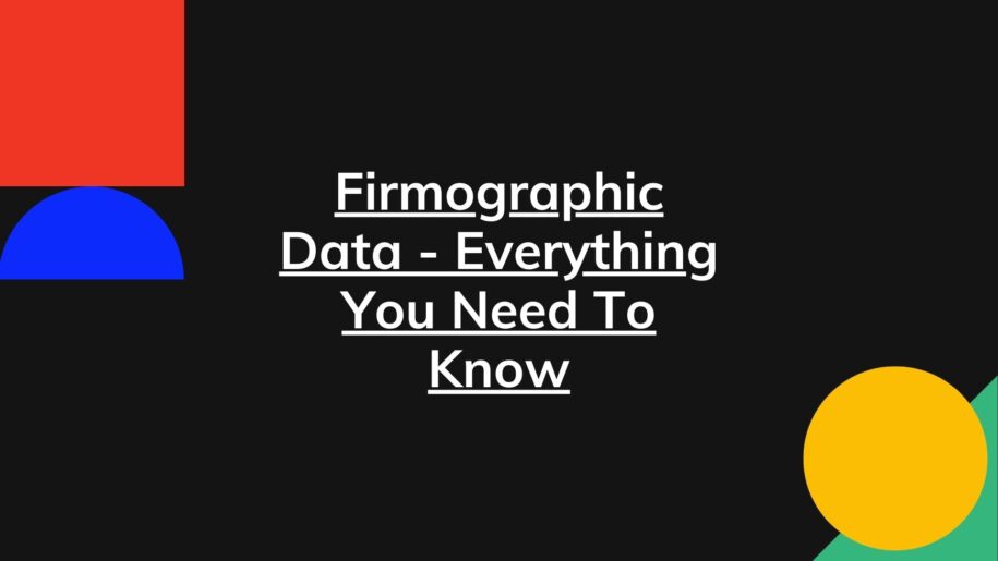 What is Firmographic Data? An Explanation & Best Vendors - RevPilots