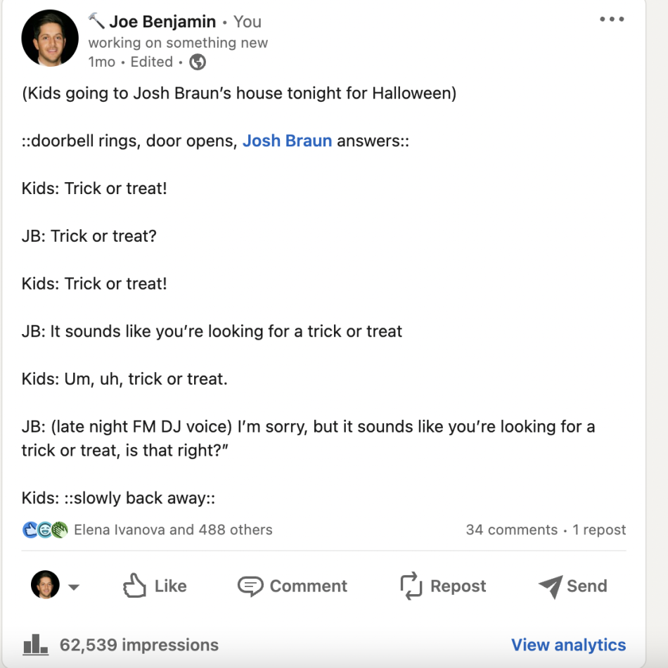 LinkedIn Post Ideas (50+) With Real LinkedIn Post Examples & Results