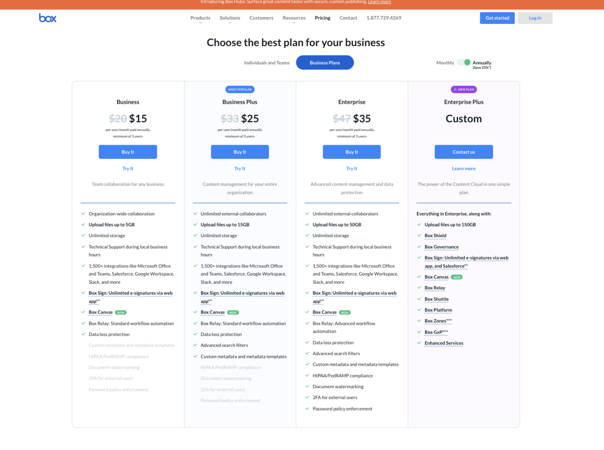 Box Pricing 2024 (Enterprise Plus Plan Too!) - Actual Cost